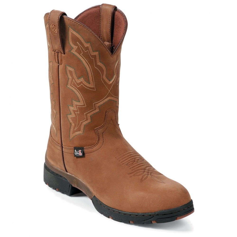 Justin Boots Coffee Westerner Waterproof | Kiba